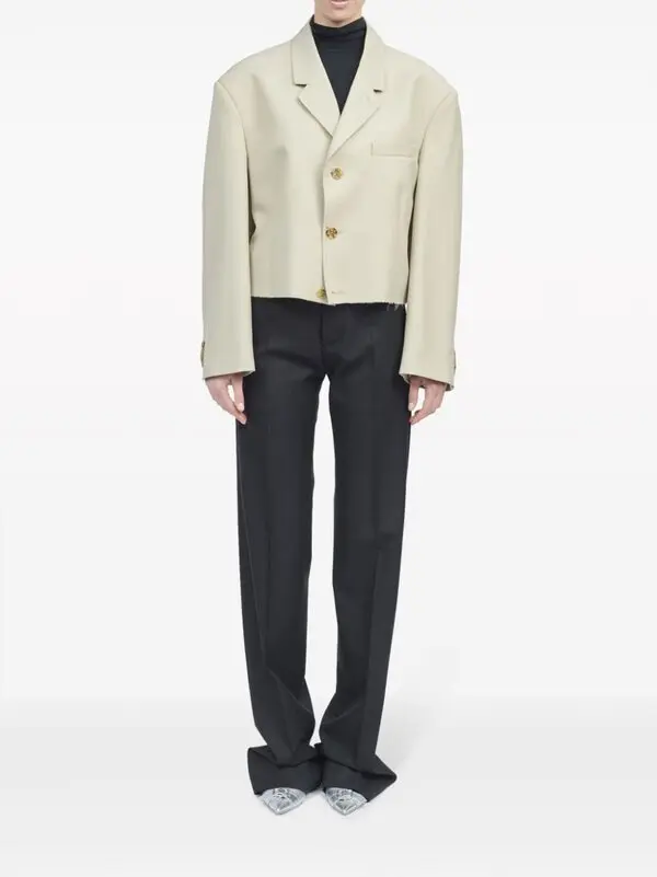 MAISON MARGIELA Single-breasted Cropped Blazer