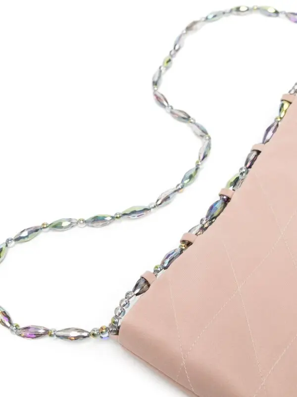 0711 TBILISI Natalie Bead-embellished Shoulder Bag