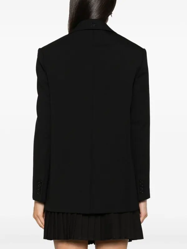 COURREGES Strap Single-breasted Blazer - Black