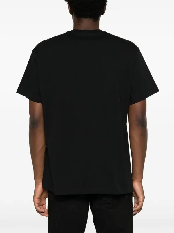 Versace V-emblem Chain-print Cotton T-shirt