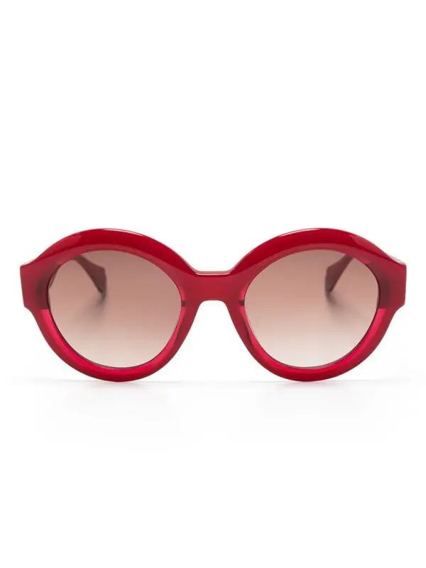 GIGI STUDIOS Round-frame Sunglasses - Red