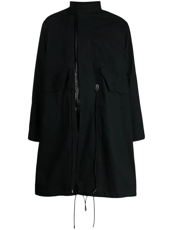 Sacai Zip-up Long-sleeve Coat