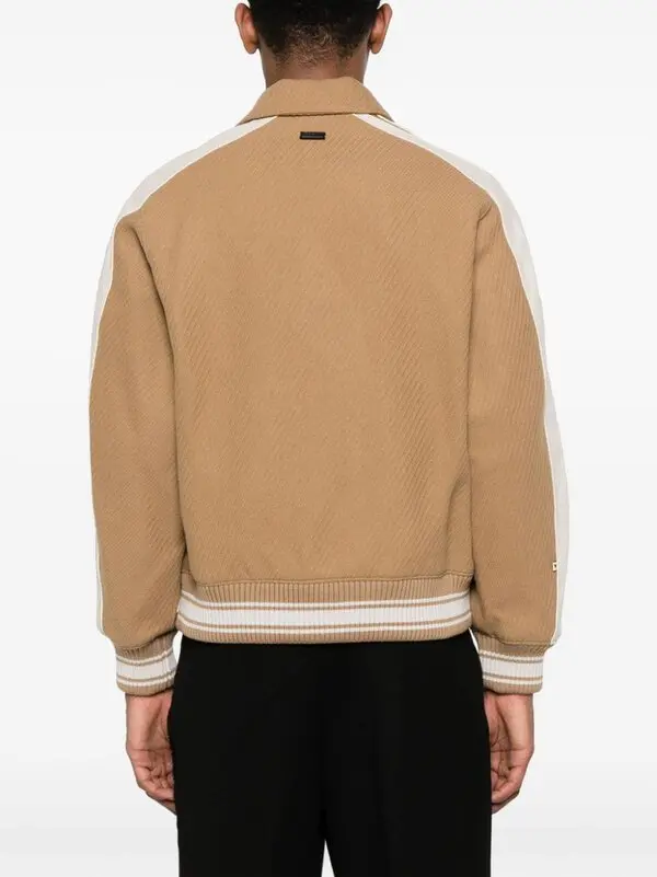 ADER ERROR Button-down Ribbed Bomber Jacket