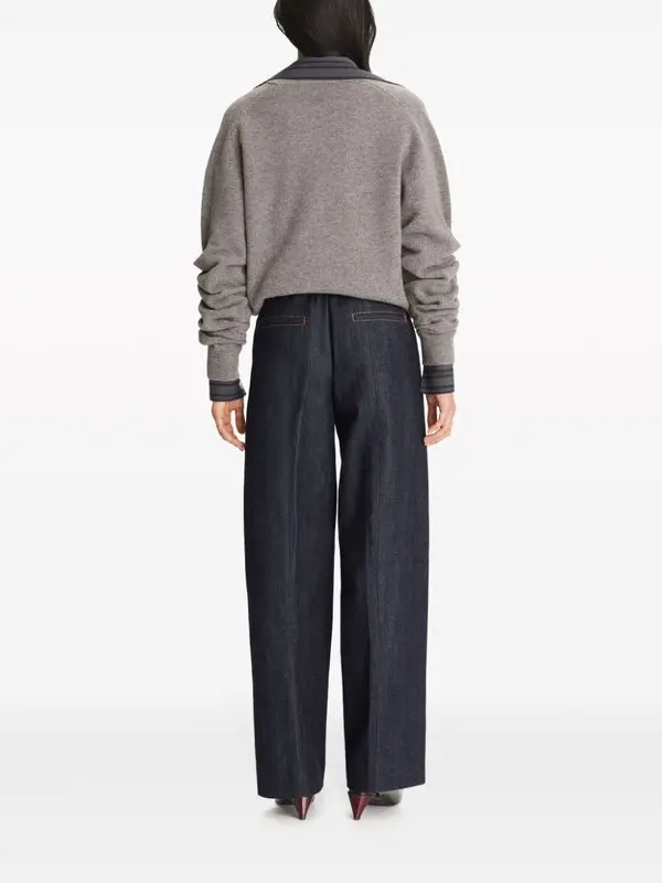 Tory Burch Selvedge Straight-leg Jeans