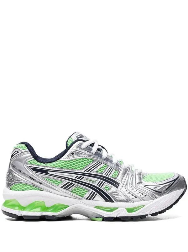 Asics Mesh Panelling Lace-up Sneakers - Silver