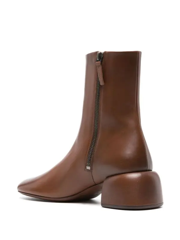 Marsèll 50mm Basata Leather Ankle Boots - Brown