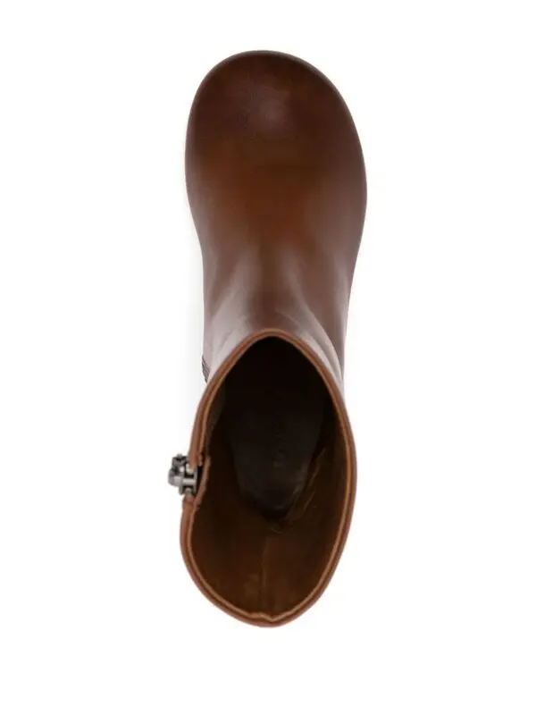 Marsèll 50mm Basata Leather Ankle Boots - Brown