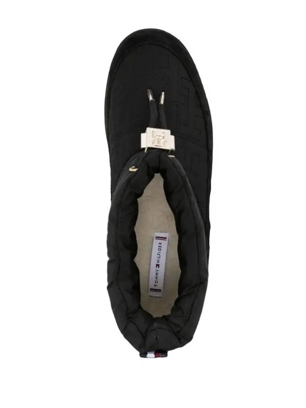 Tommy Hilfiger Monogram-jacquard Platform Snow Boots