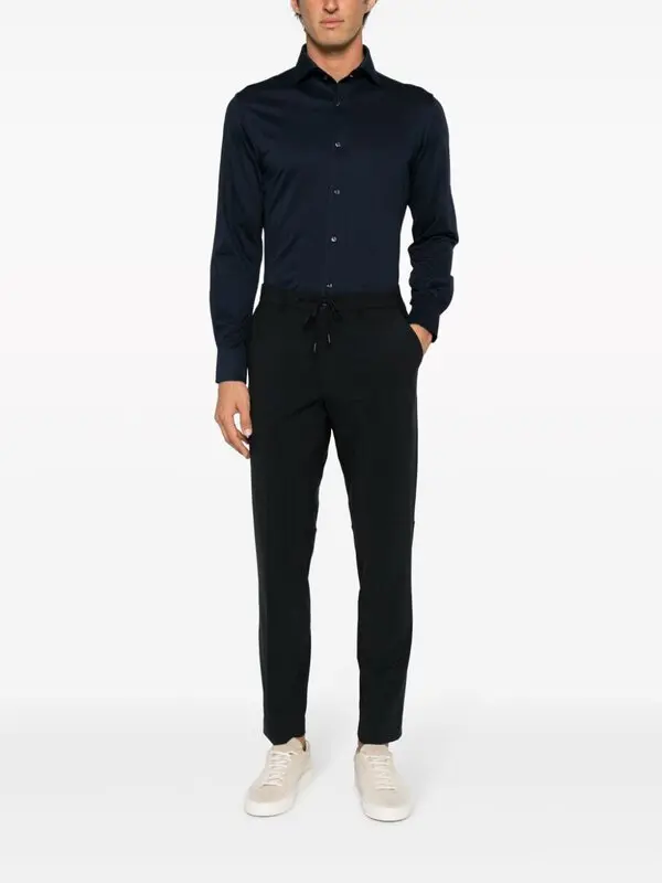 Boggi Milano Long-sleeve Button-up Shirt - Blue