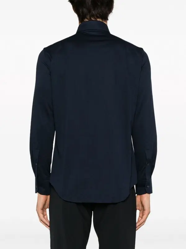 Boggi Milano Long-sleeve Button-up Shirt - Blue