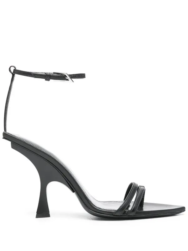 Attico 95mm Ester Sandals - Black
