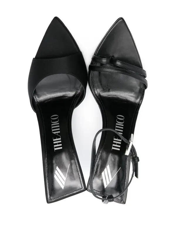 Attico 95mm Ester Sandals - Black