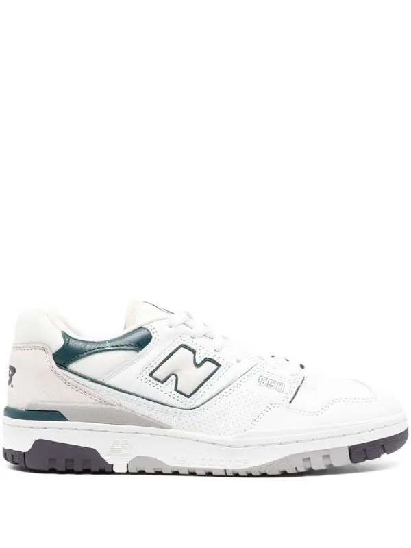 NEW BALANCE 550 Panelled Leather Sneakers - White