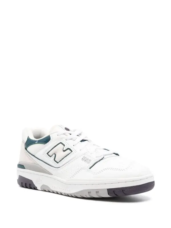 NEW BALANCE 550 Panelled Leather Sneakers - White