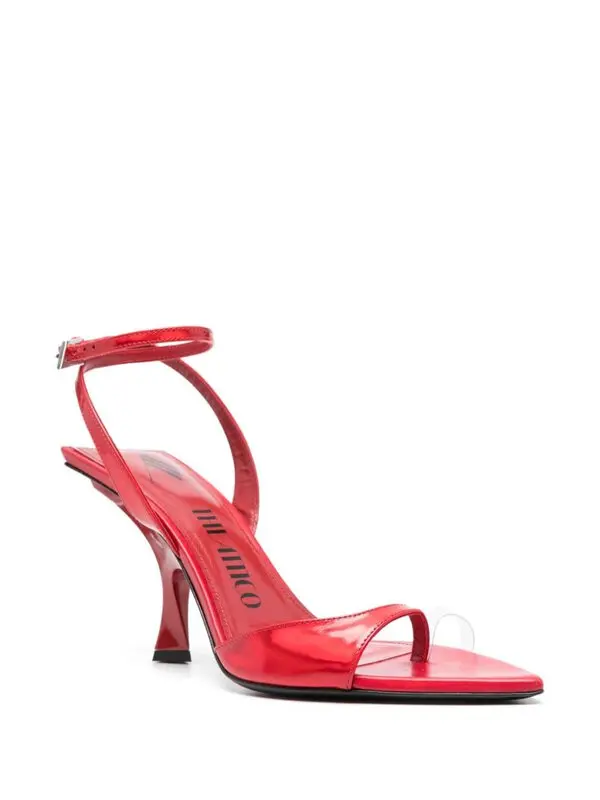 Attico 95mm Gg Sandals - Red