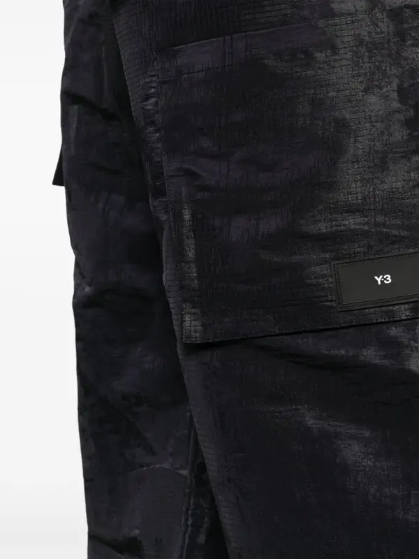 Y3 Jacquard Ripstop Cargo Trousers