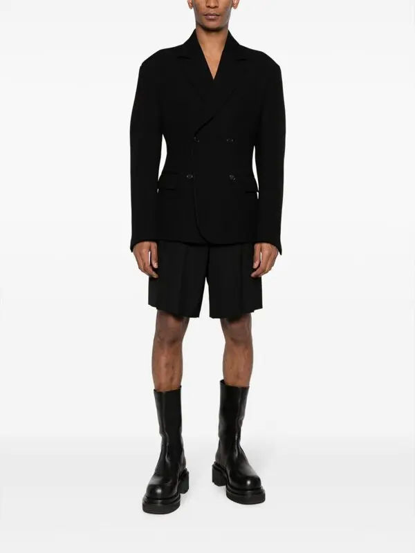 Off-White Double-breasted Virgin-wool Blazer