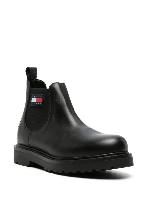 Tommy Hilfiger Leather Chelsea Boots