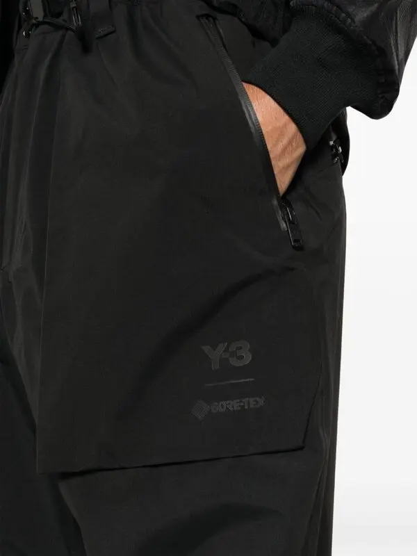 Y3 Graphic Hard Shell Straight Trousers