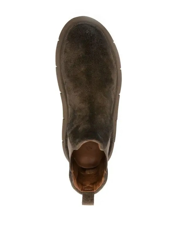 Marsèll 30mm Intagliata Suede Chelsea Boots - Brown