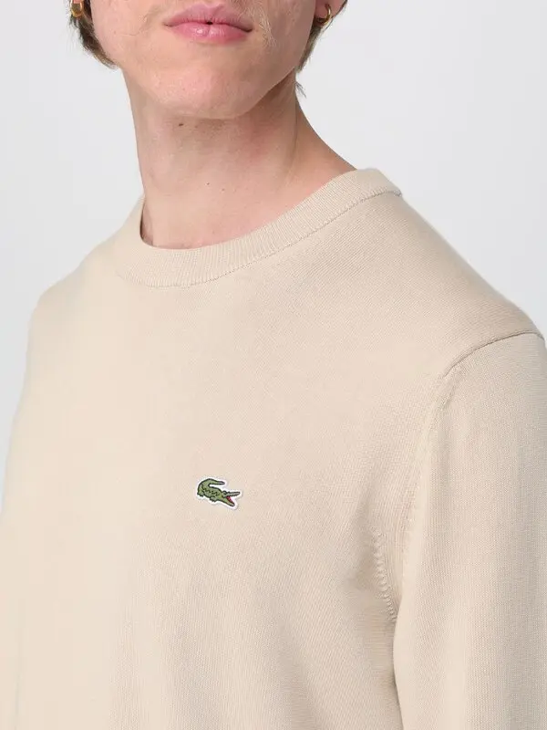 Lacoste Crew Neck Sweater - Beige