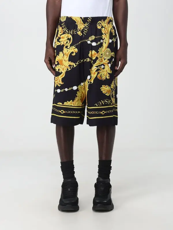 Versace Printed Shorts - Black