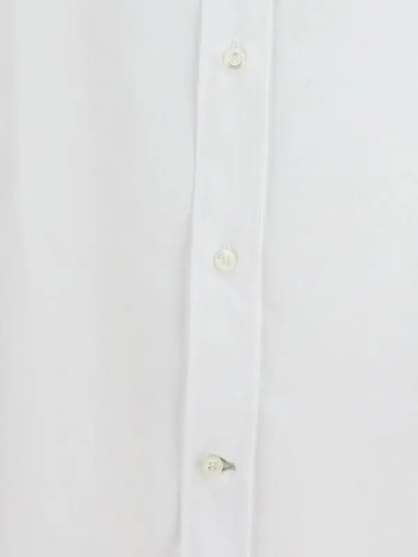 Brunello Cucinelli Slim Fit Cotton Evening Shirt With French Collar