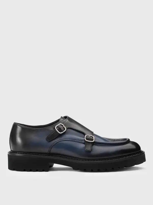 DOUCAL'S Monk Strap Shoes - Blue