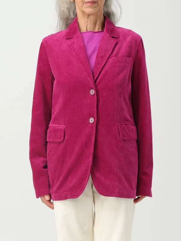 Aspesi Single-breasted Corduroy Blazer - Red