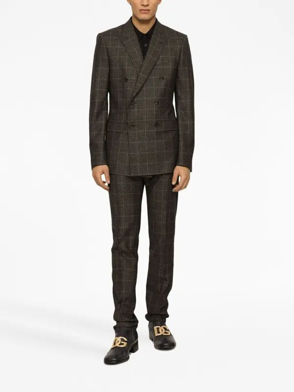 Dolce & Gabbana Plaid-check Tailored Trousers