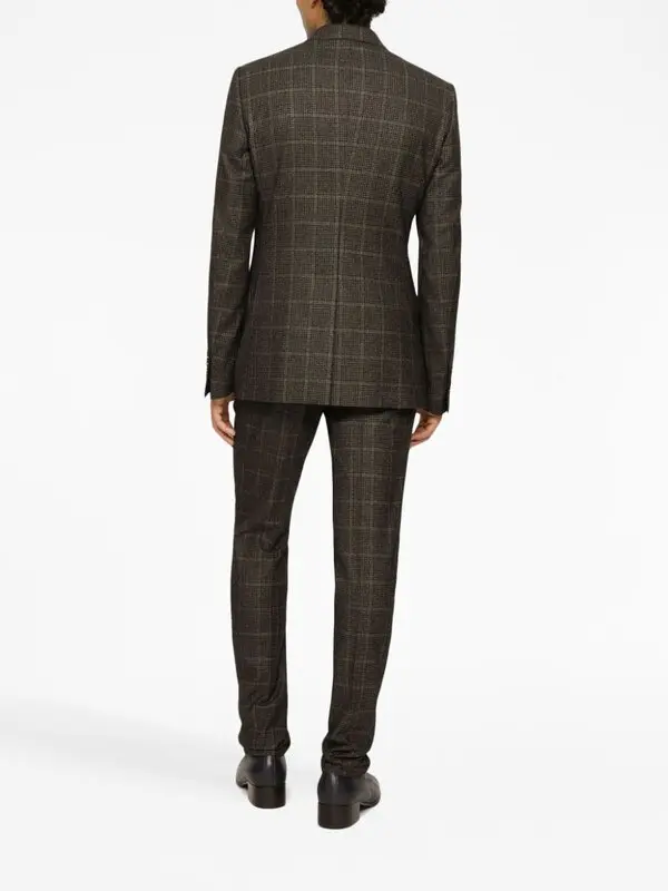 Dolce & Gabbana Plaid-check Tailored Trousers