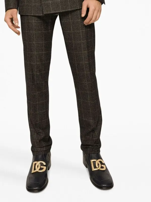 Dolce & Gabbana Plaid-check Tailored Trousers