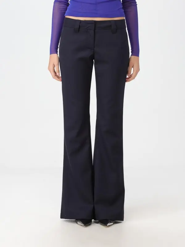 Palm Angels Flared Trousers - Navy