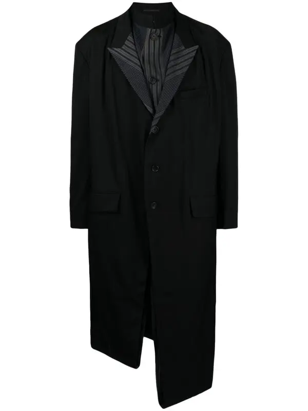 Yohji Yamamoto Asymmetric Wool Coat