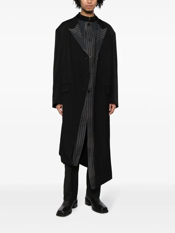 Yohji Yamamoto Asymmetric Wool Coat