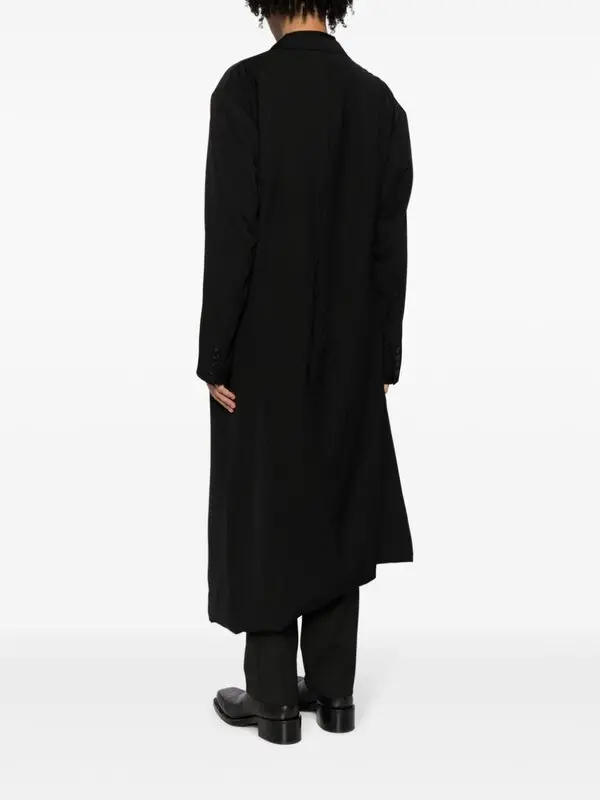 Yohji Yamamoto Asymmetric Wool Coat