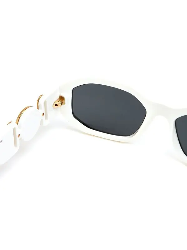 Versace Medusa Square-frame Sunglasses - White