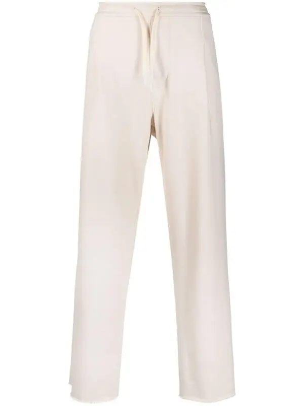 A PAPER KID Logo-patch Cotton Track Pants