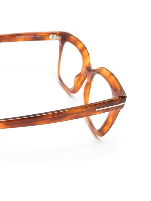 TOM FORD Tortoiseshell Square Frame Glasses