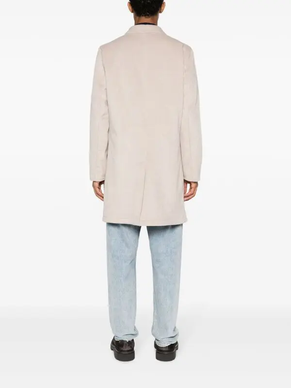 KIRED Single-breasted Midi Coat - Neutrals
