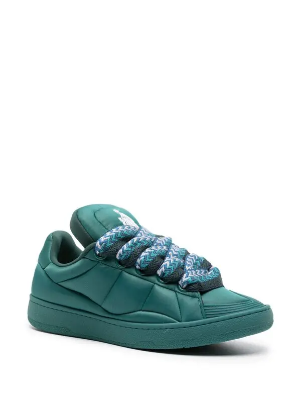 LANVIN Curb Xl Nylon Sneakers - Blue