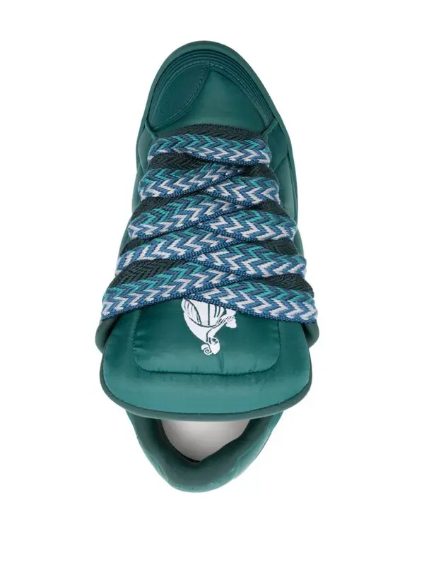 LANVIN Curb Xl Nylon Sneakers - Blue