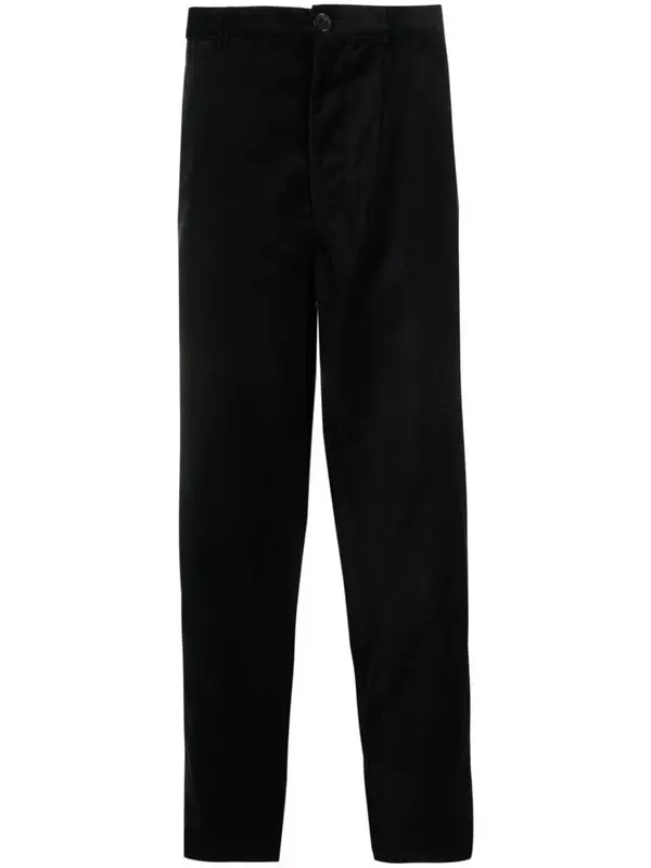 Comme Des Garçons Straight-leg Velvet Trousers