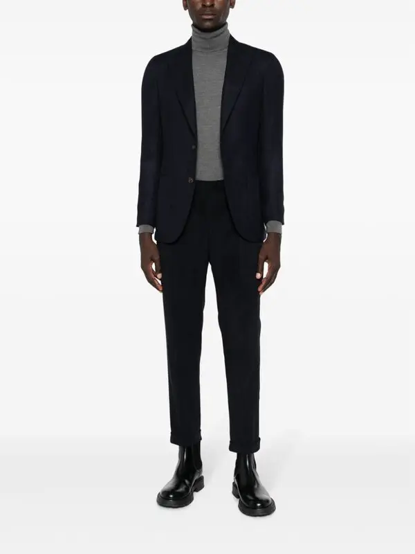 BAGNOLI SARTORIA NAPOLI Single-breasted Virgin Wool Blazer