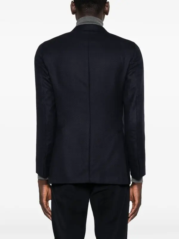BAGNOLI SARTORIA NAPOLI Single-breasted Virgin Wool Blazer