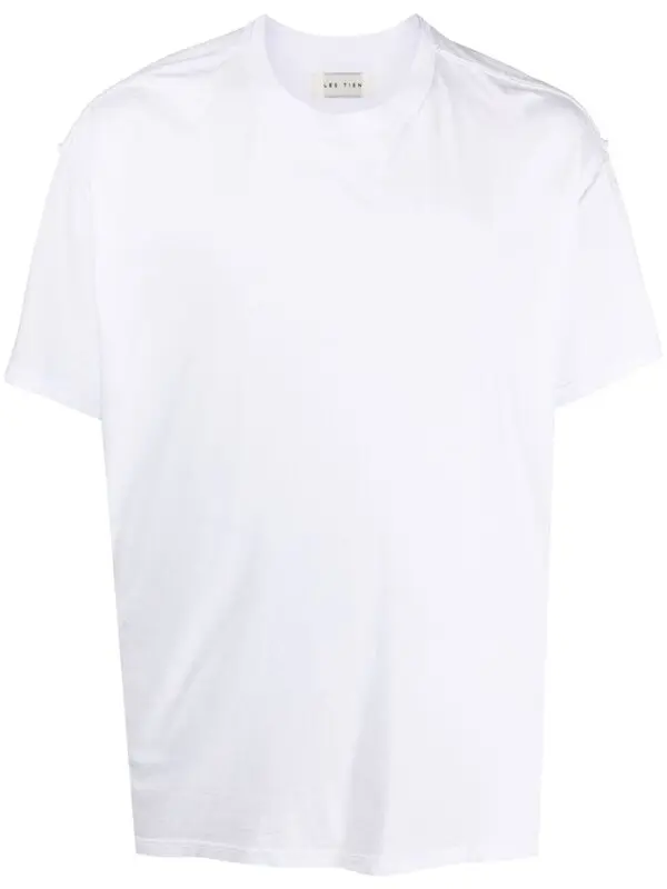 LES TIEN Crew-neck Cotton T-shirt