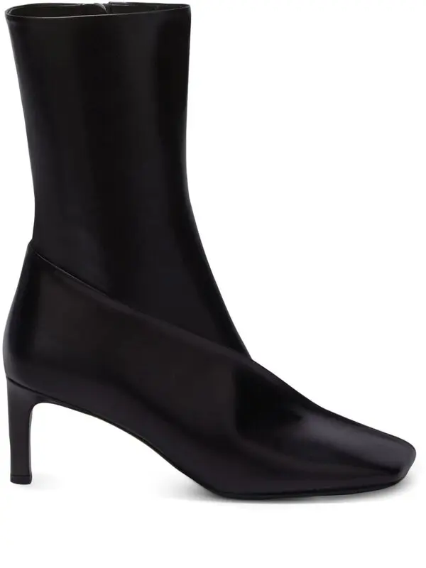 JIL SANDER Square-toe Ankle Boots