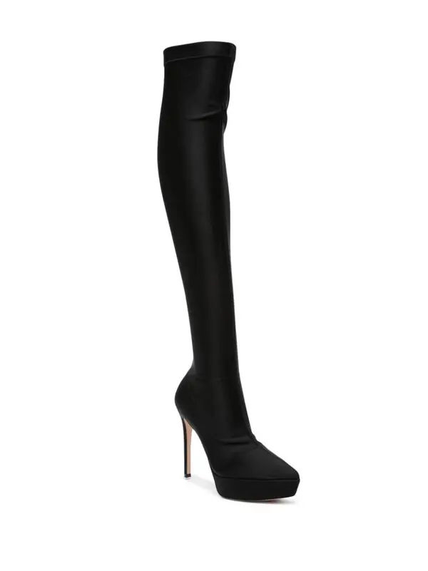 GIANVITO ROSSI 120mm Platform Over-the-knee Boots