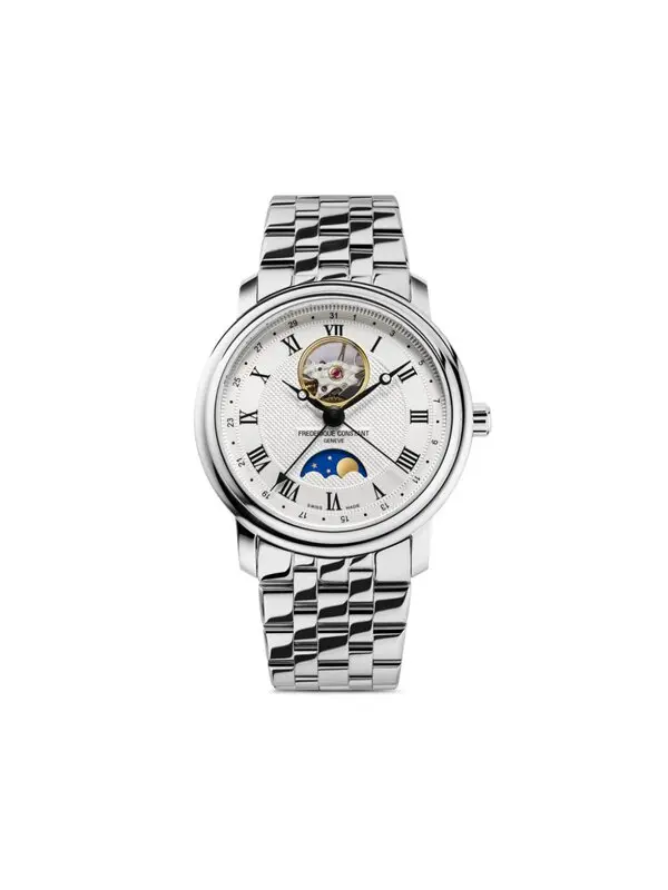 FREDERIQUE CONSTANT Classics Heart Beat Moonphase Date 40mm - Silver