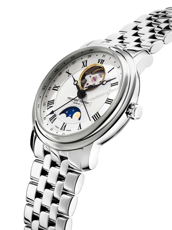 FREDERIQUE CONSTANT Classics Heart Beat Moonphase Date 40mm - Silver